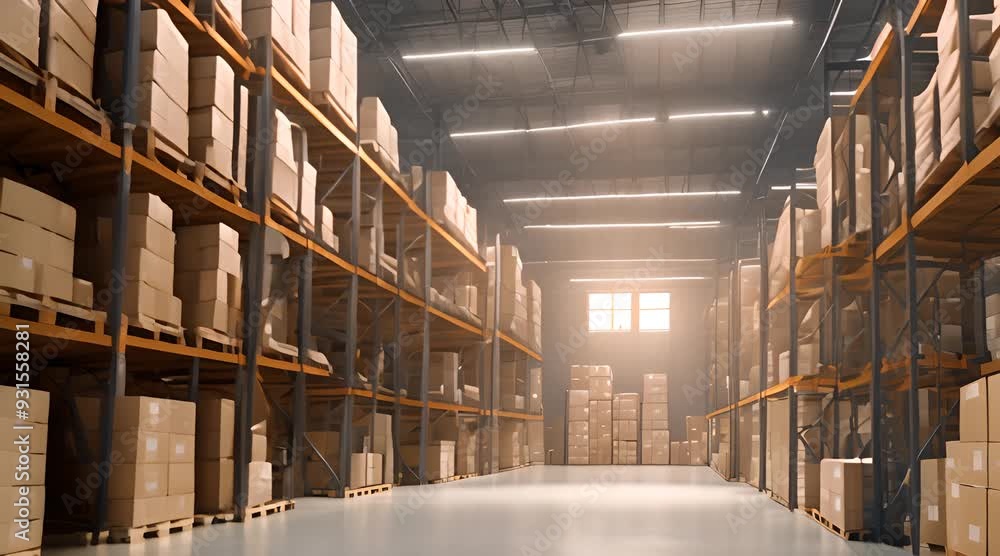 Efficient Cold Storage A Symphony in Supply Chain Logistics Concept ...