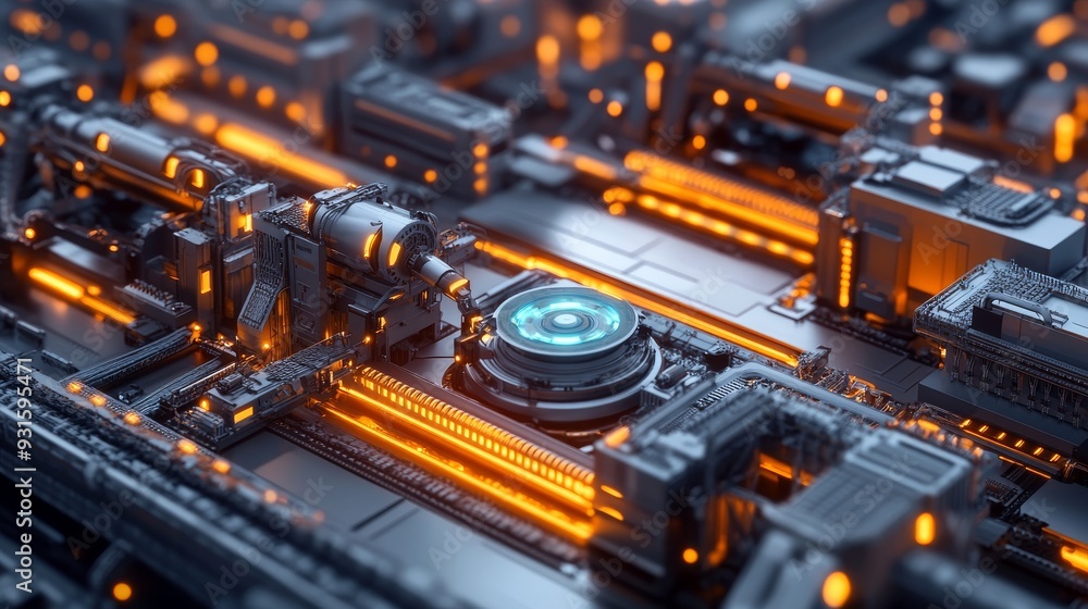 Futuristic Smart Factories with Autonomous Production Lines: A factory ...