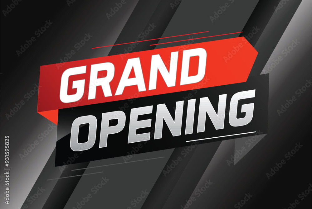 coming soon grand opening word concept vector illustration with ...