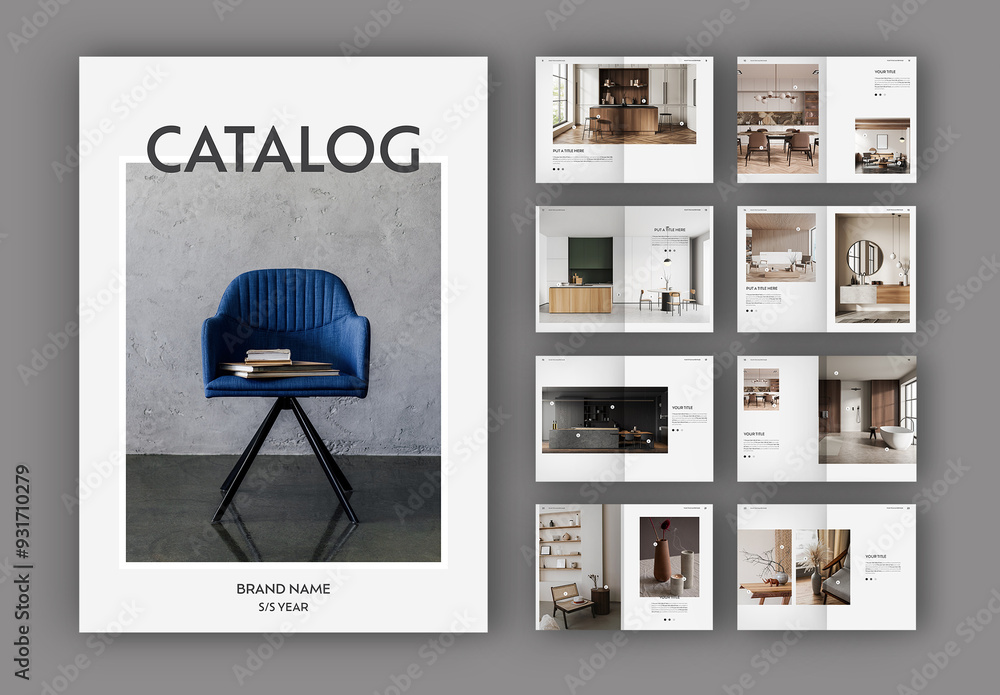 Product Catalog Layout Stock Template | Adobe Stock