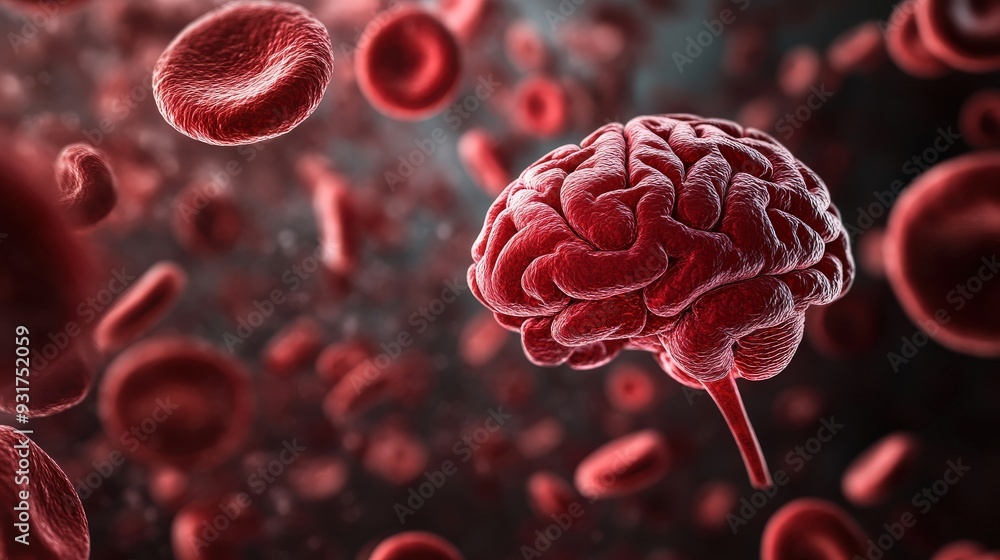 This illustration depicts the blood brain barrier and its crucial ...
