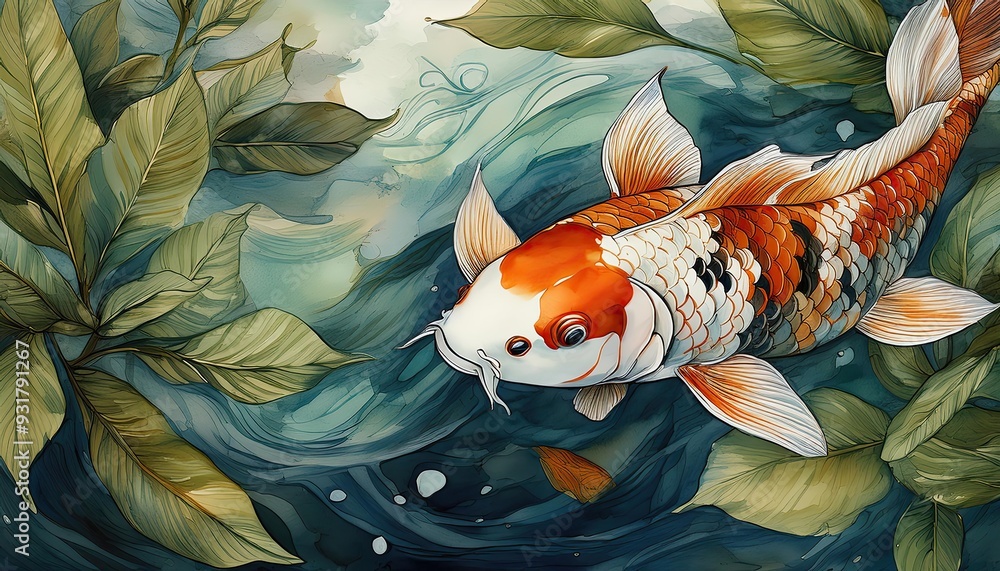 Koi have a unique ability to adapt to cold temperatures by slowing ...