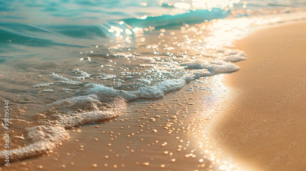 Beach sand background for summer vacation concept Beach nature and ...