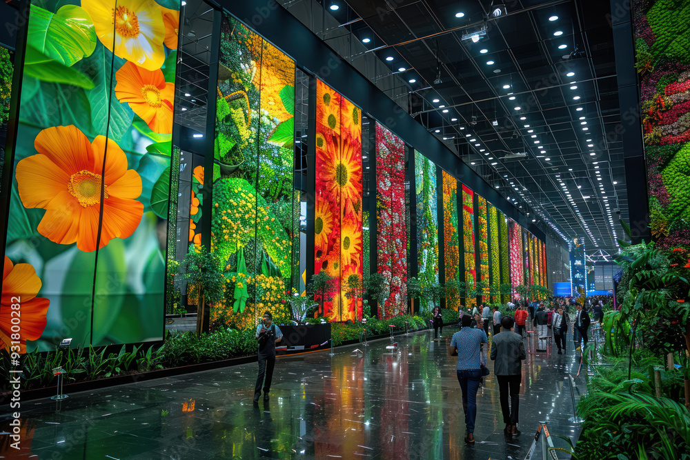 Photo & Art Print Delegates discuss sustainability at COP29, Golib Tolibov