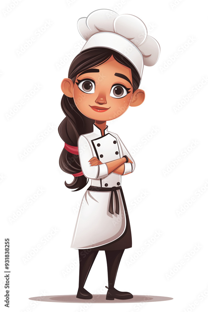 latina female masterchef cook . Clipart PNG image . Transparent ...