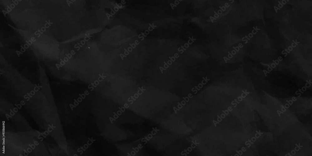 Vector Dark black crumpled old paper background. black cracked texture ... Vector Dark black crumpled old paper background. black cracked texture ...