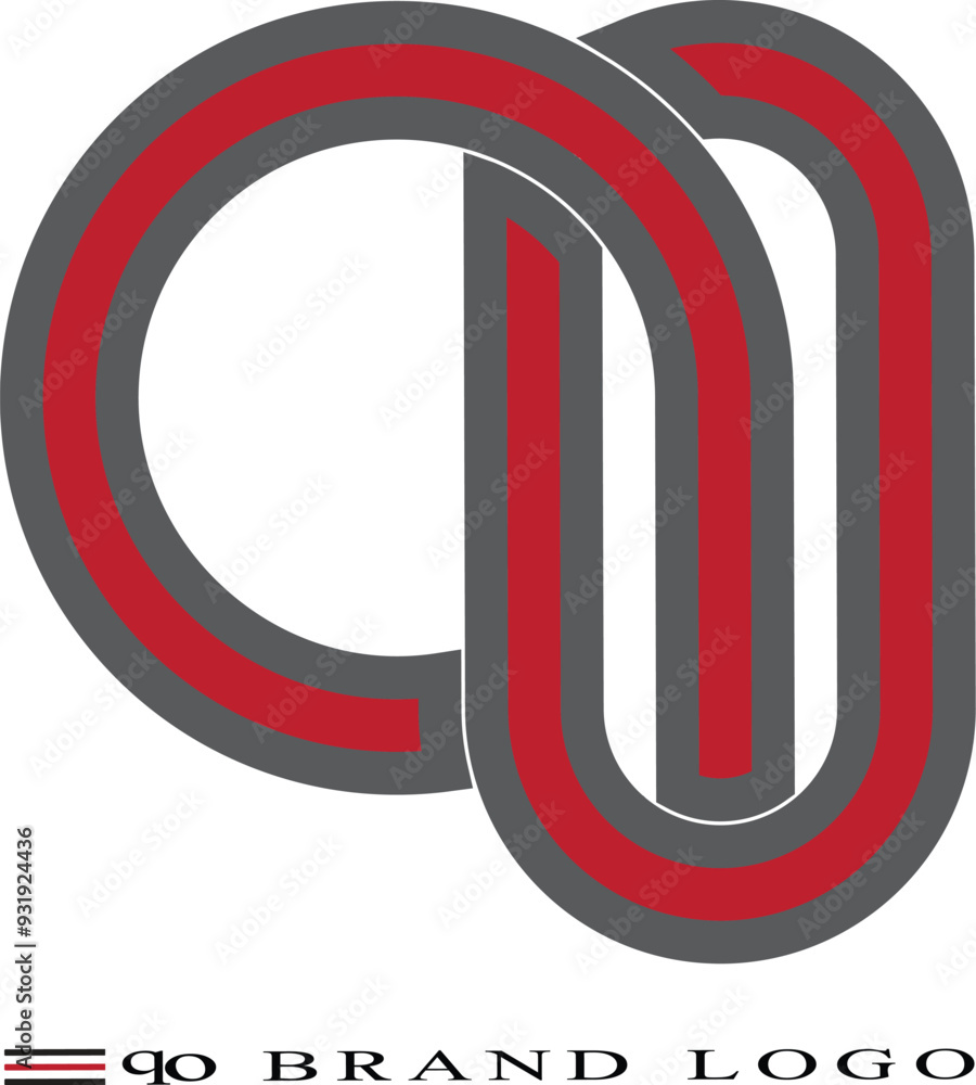 QO or OQ Abstract icon Logo monogram. Modern Letter QO Logo for ...