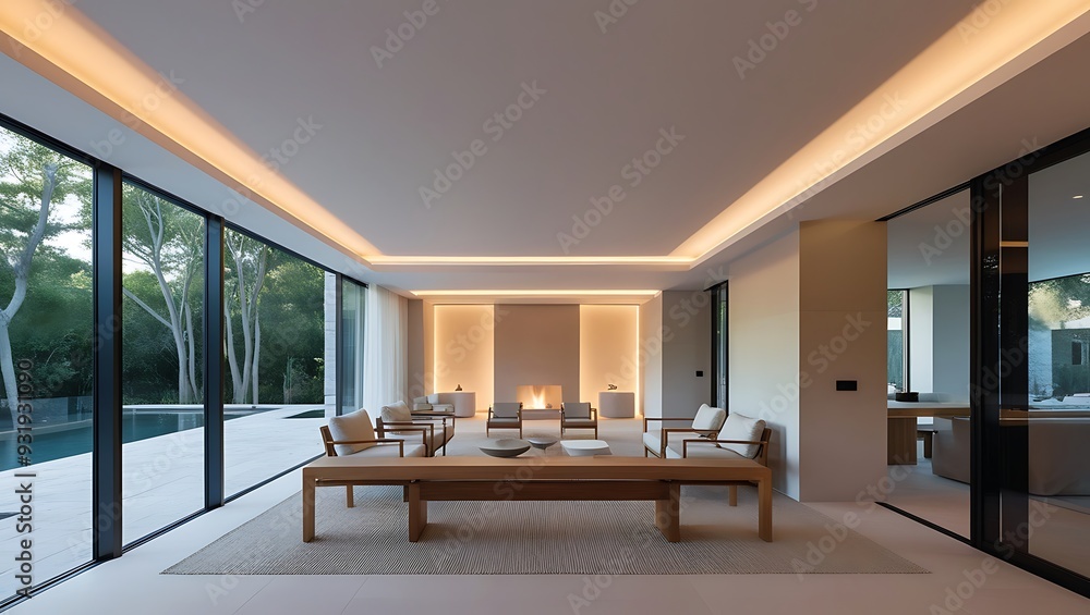 This serene and modern space is a perfect example of how natural light ...