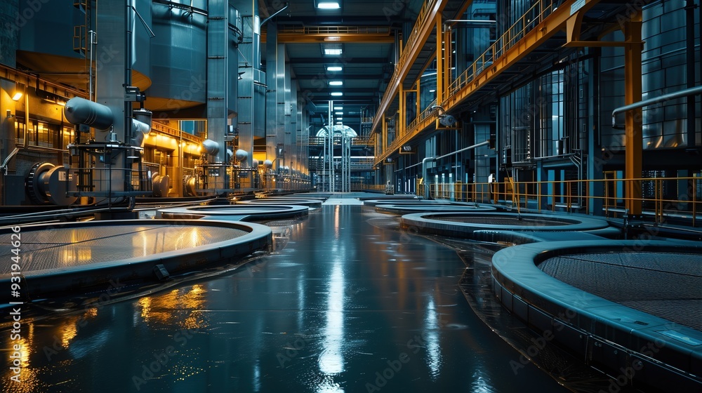 Hydroelectric power station photo inside the building Stock ...
