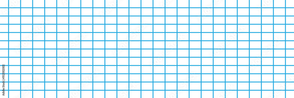 Horizontal grid square graph line page, mockup empty squared grid graph ...