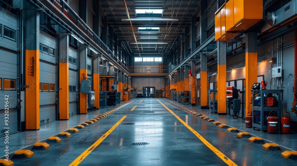 Safety First in Modern Service Industry Facility: Posters and Equipment ...