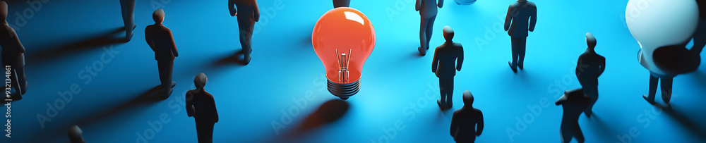 Business Innovation: 3D Cartoons Highlighting Cutting-Edge Ideas.3D ...