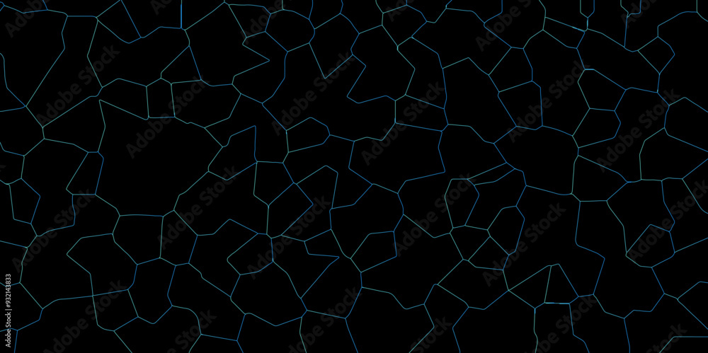 Black broken wall crack texture with gradient stroke abstract ...