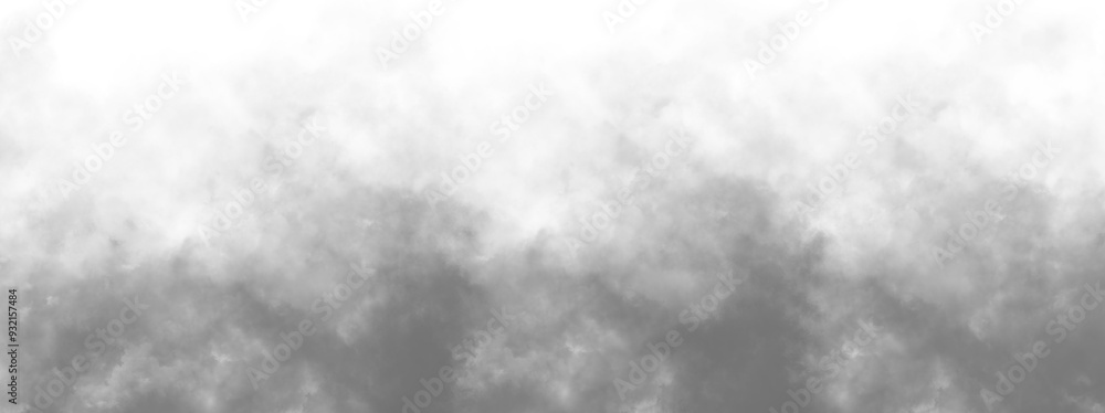 Vector realistic smoke cloud or Gray color fog, Vector realistic ...