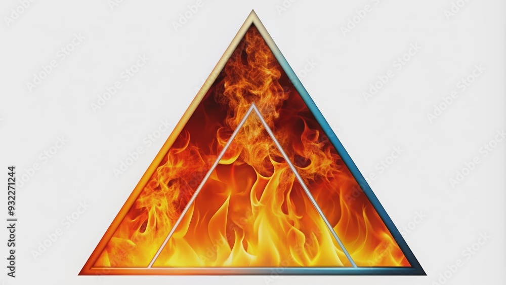 of the fire triangle diagram with labeled elements , fire triangle ...