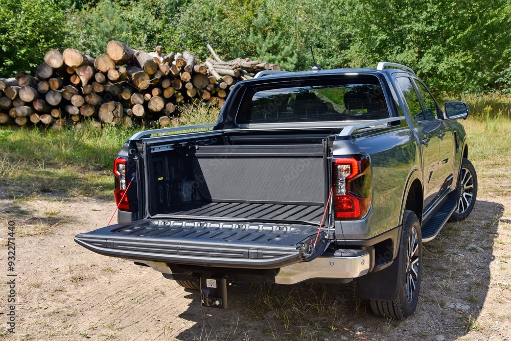 Ford Ranger V6 Platinum. Top-equipped pick-up with a powerful six ...