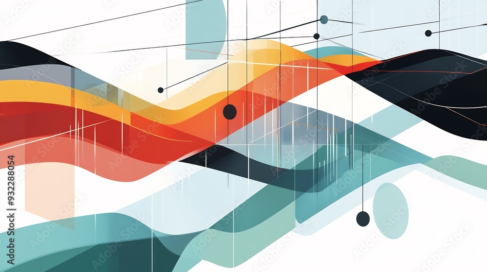 Abstract depiction of brand equity and value chain management ...