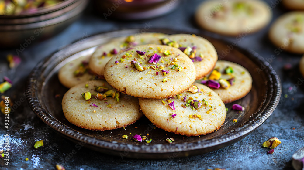 Sorghum ghee cookies, also known as Nankhatai. These shortbread ...