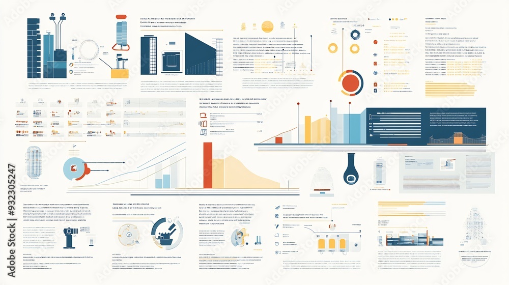 Sleek infographic illustrating the stages of product development ...