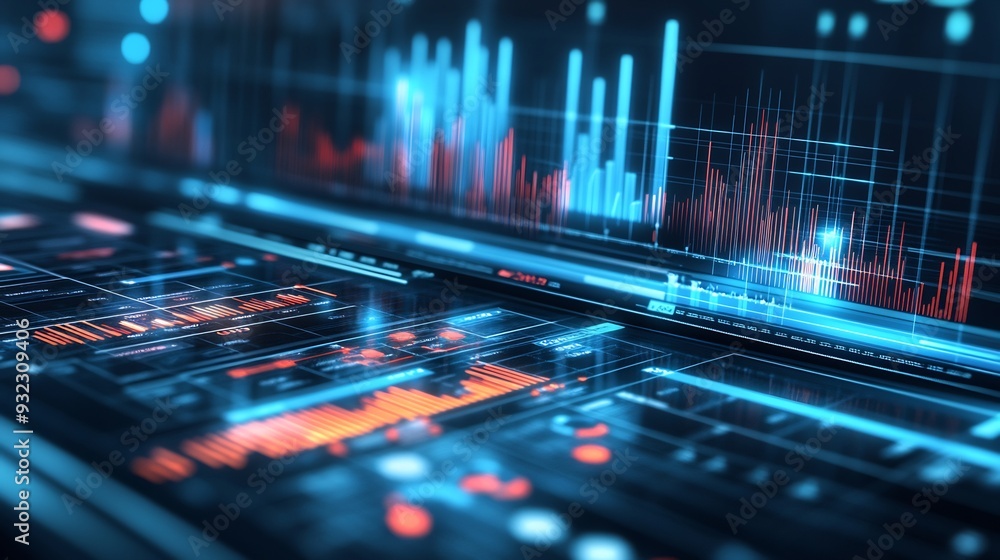 Sleek design illustrating strategic goals and KPIs focusing on ...