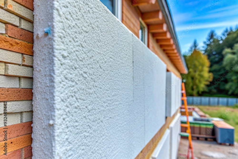 thermal insulation, wall, eye level, polystyrene, house, Styrofoam ...