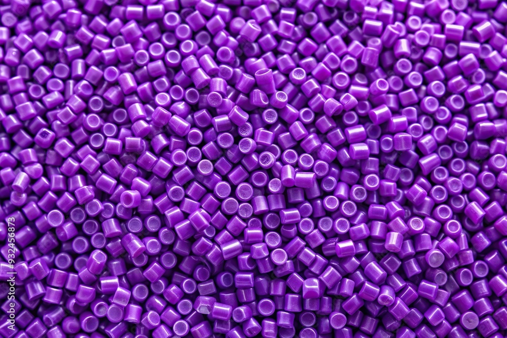 Violet plastic resin masterbatch adds vibrant colored background to the ...