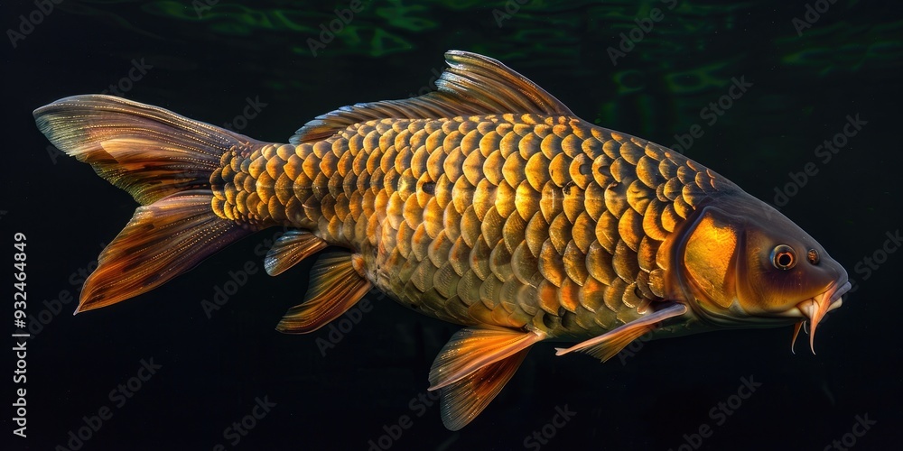 Rohu Fish: A Species of Carp, Also Known as Rui Fish and Roho Labeo ...