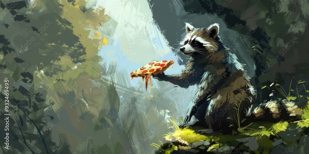Ancient raccoon community now worships pizza god following meeting with ...