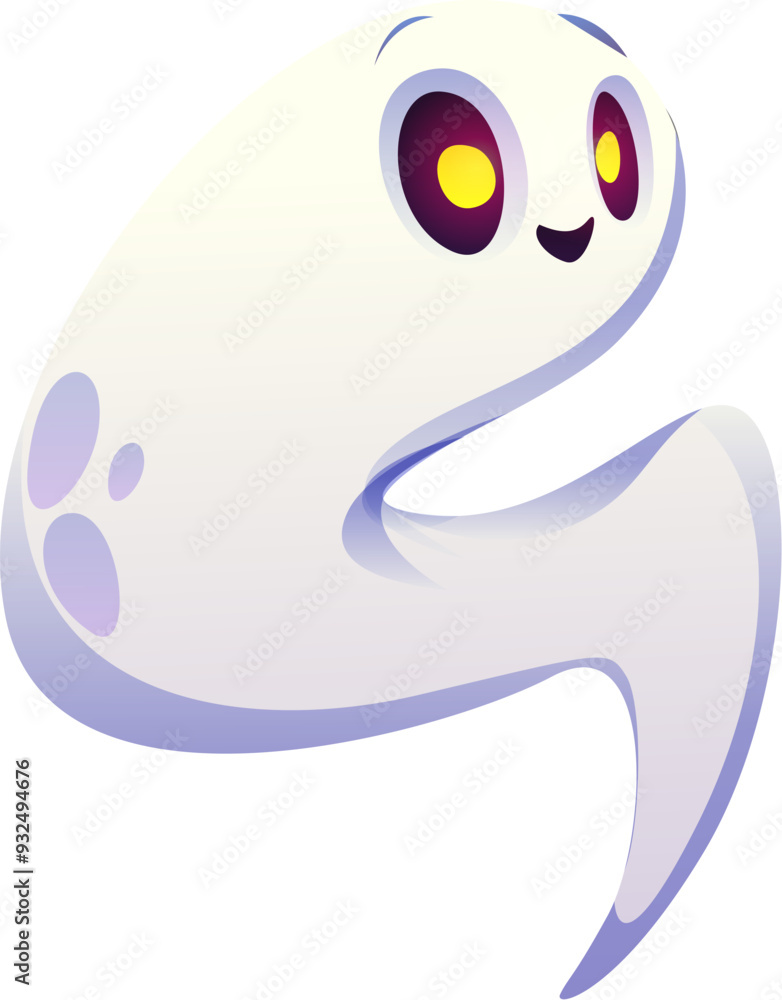 Number four Halloween ghosts font, scary typeface, horror evil type ...