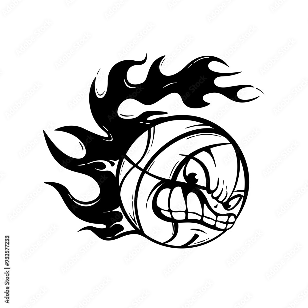 Basketball | Basketball Ball | Ball on Fire | Angry Ball | Team Sports ...