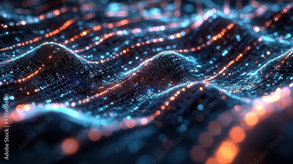 A conceptual image of deep learning visualized as layers of ... A conceptual image of deep learning visualized as layers of ...