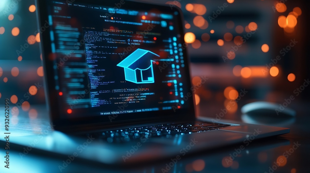 Elearning on computer Elearning and online education for student and ...