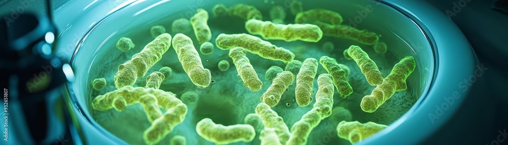 Bacteria infesting a bathroom sink, zoomed-in shot, vivid textures ...