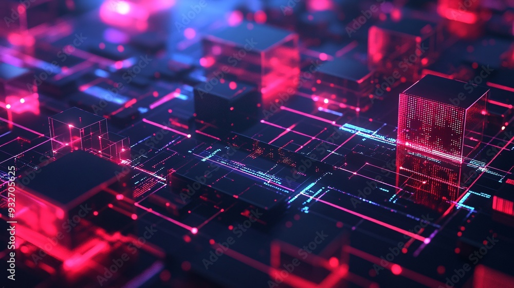 Algorithm analysis, 3D visual representation of code blocks and data ...