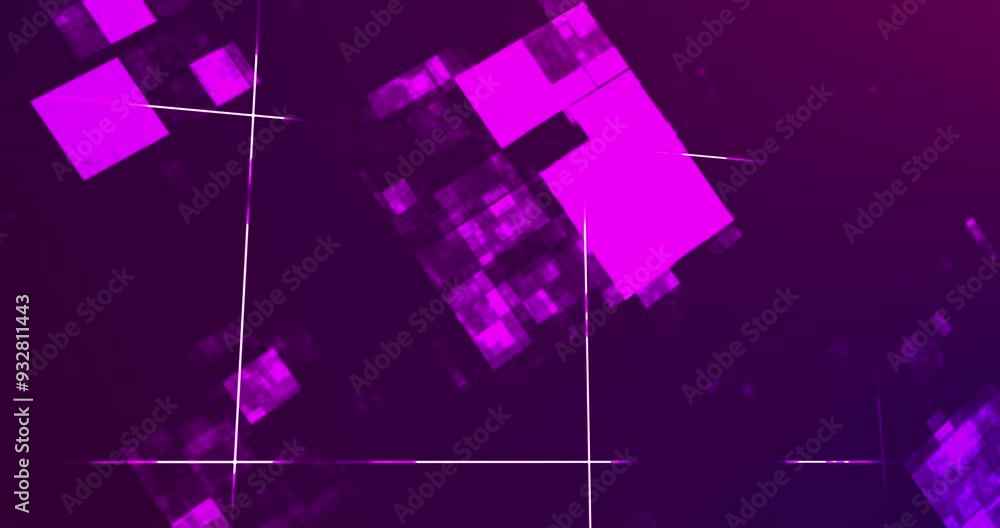 Square moving energy particles moving 4K bg and exploding coding ...