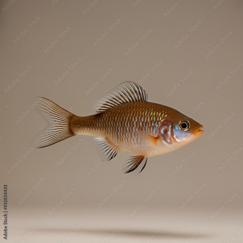 PNG ULTRA HD 8K A solitary Gourami fish, displaying its vibrant colors ...