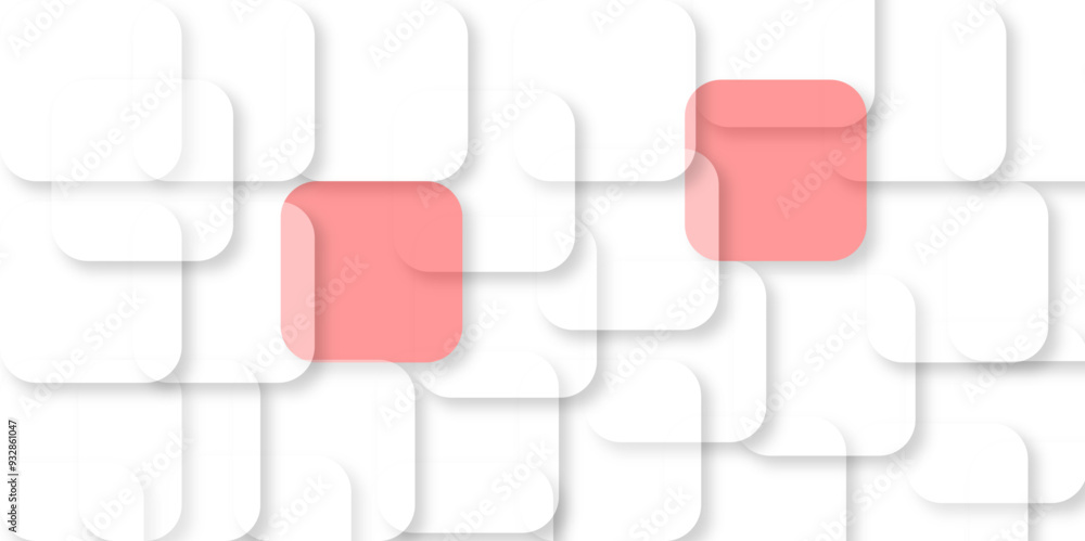 red and white background with diagonal square pattern. square mosaic ...