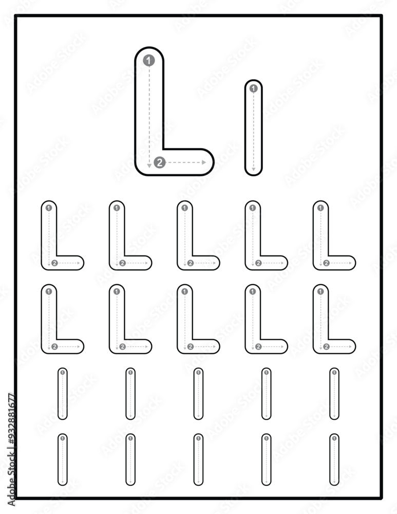 Alphabet Tracing Worksheets for Kids With Uppercase and Lowercase ...
