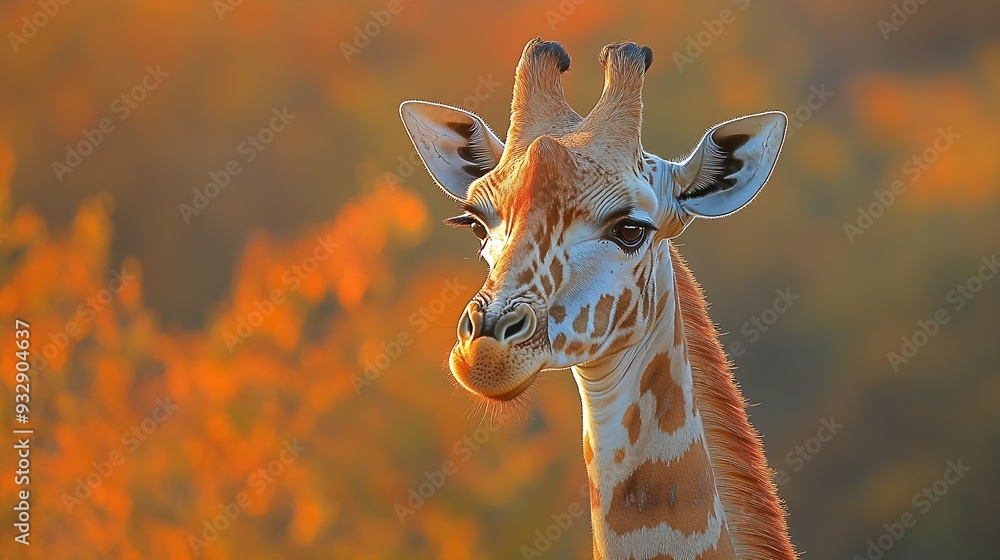 The giraffe Giraffa camelopardalis is an African eventoed ungulate ...