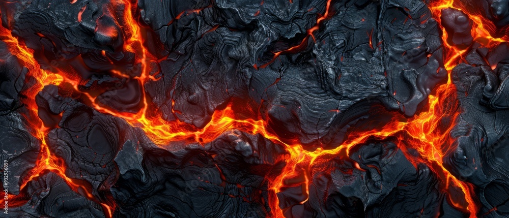 Lava texture fire background rock volcano magma molten hell hot flow ...
