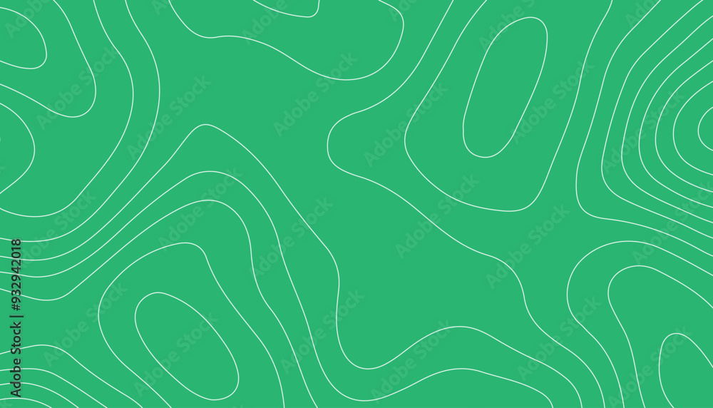 Topographic gradient line map. Abstract circle lines background ...