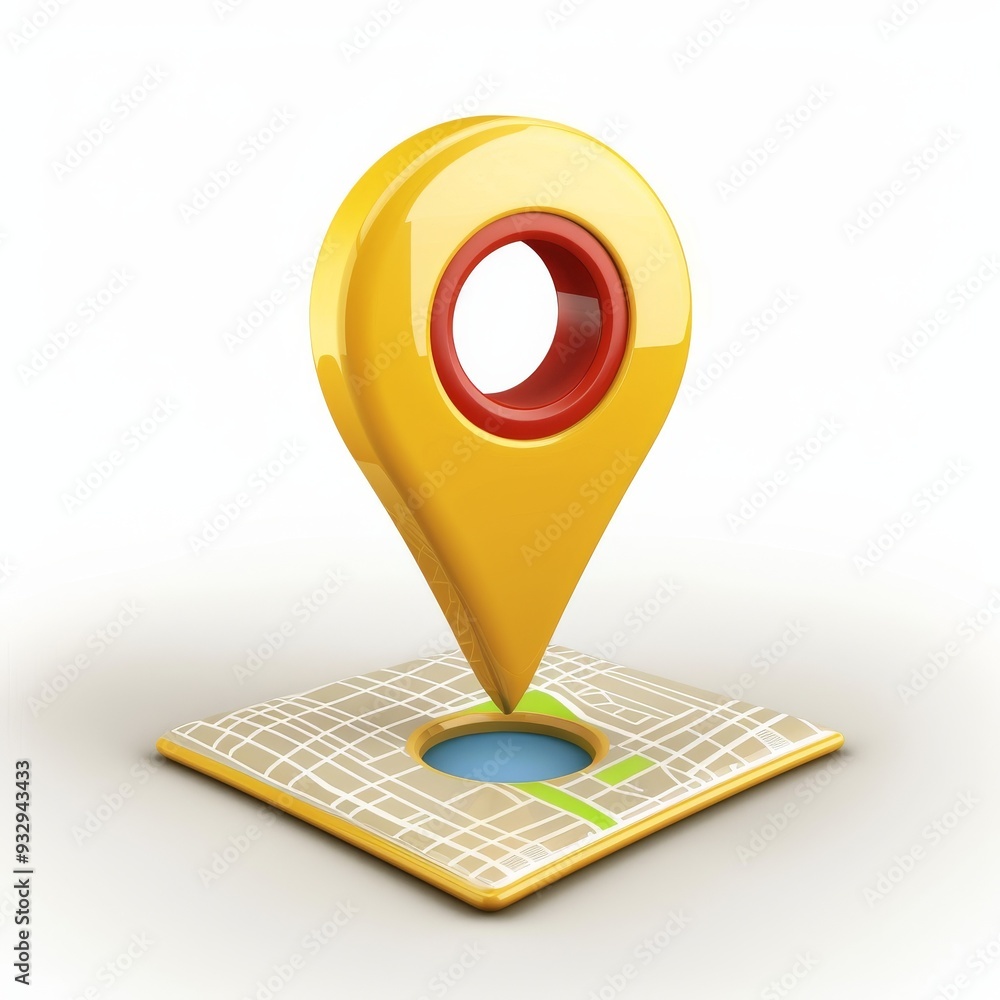 "Maps pin icons are essential for marking and identifying specific ...