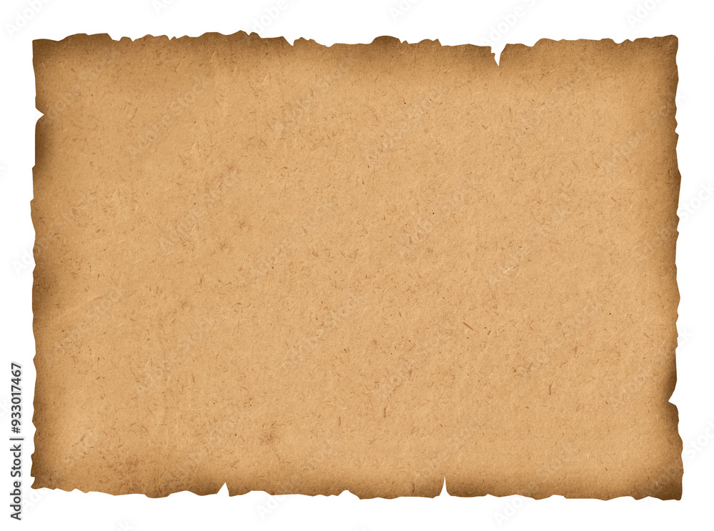 blank treasure map, template on transparent background, png file Stock ...