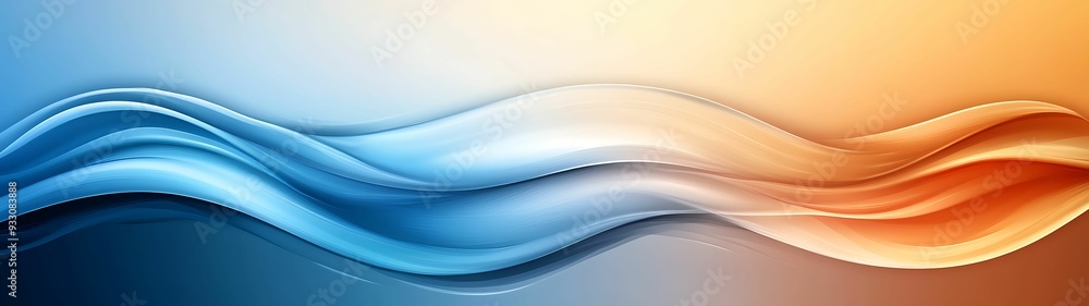 Water texture with smooth patterns and warm light, deep depth effect ...