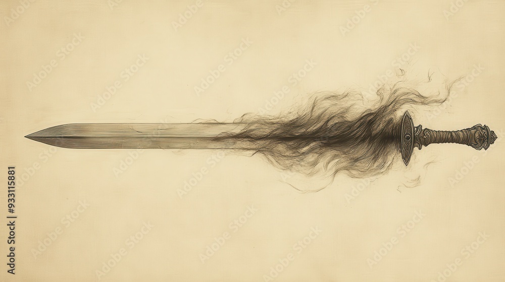 Biblical Illustration of a Twisted Tongue as a Sharpened Sword ...