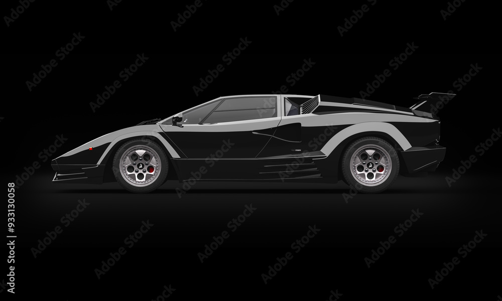 lamborghini countach lp 5000 qv 25 years aniversary 1988 italian v12 ...