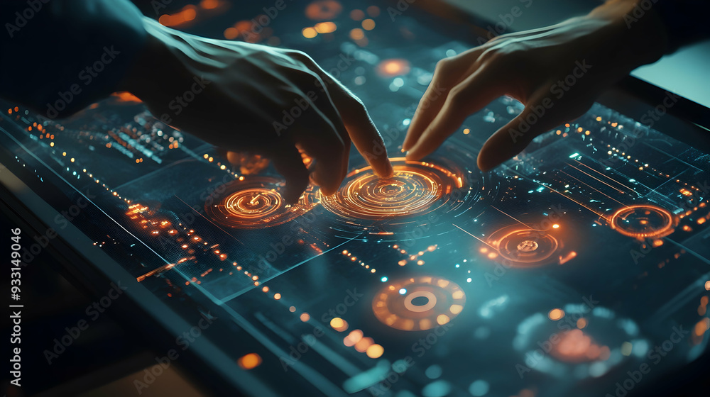 Data science and big data technology. Big data analytics visualizing ...