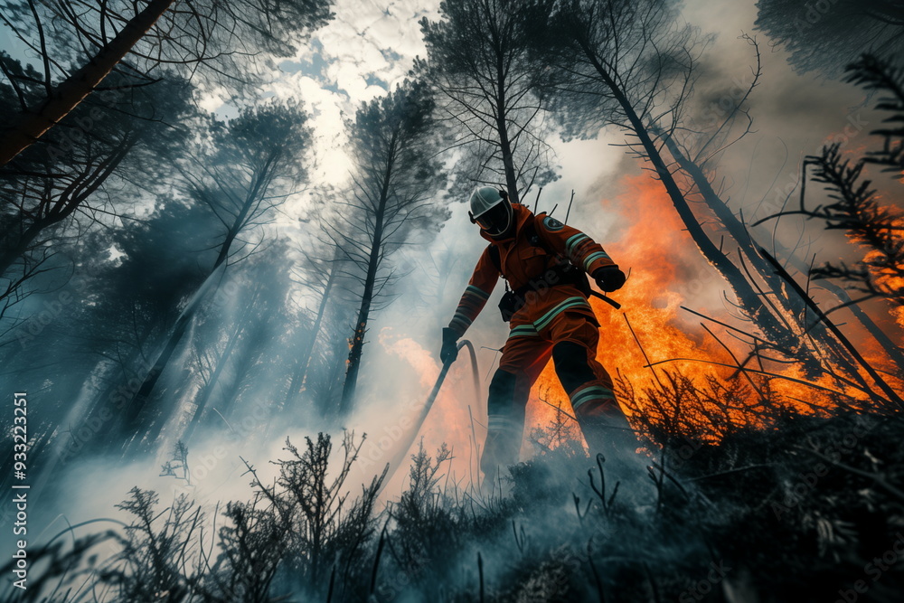 Firefighting professional exhibits valor and effective action service ...