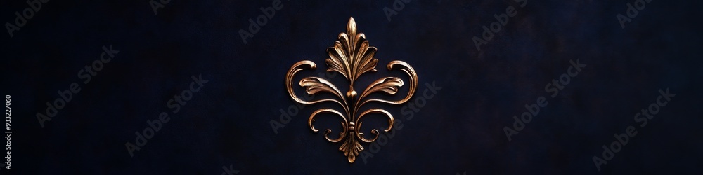 Elegant Victorian-Era Filigree Corners: Vintage Abstract Design ...