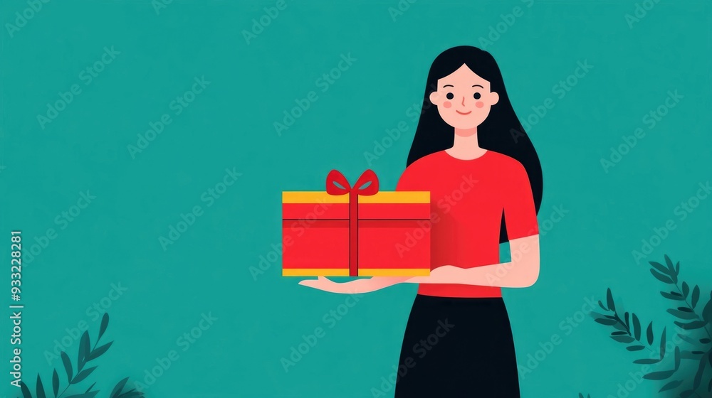 Elegant and modern e commerce gift wrapping and personalized message in ...